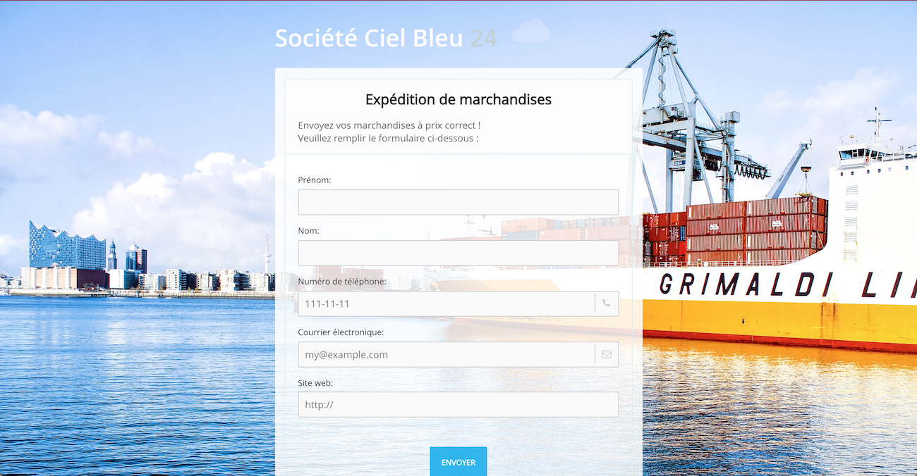 Formulaire en ligne gratuit